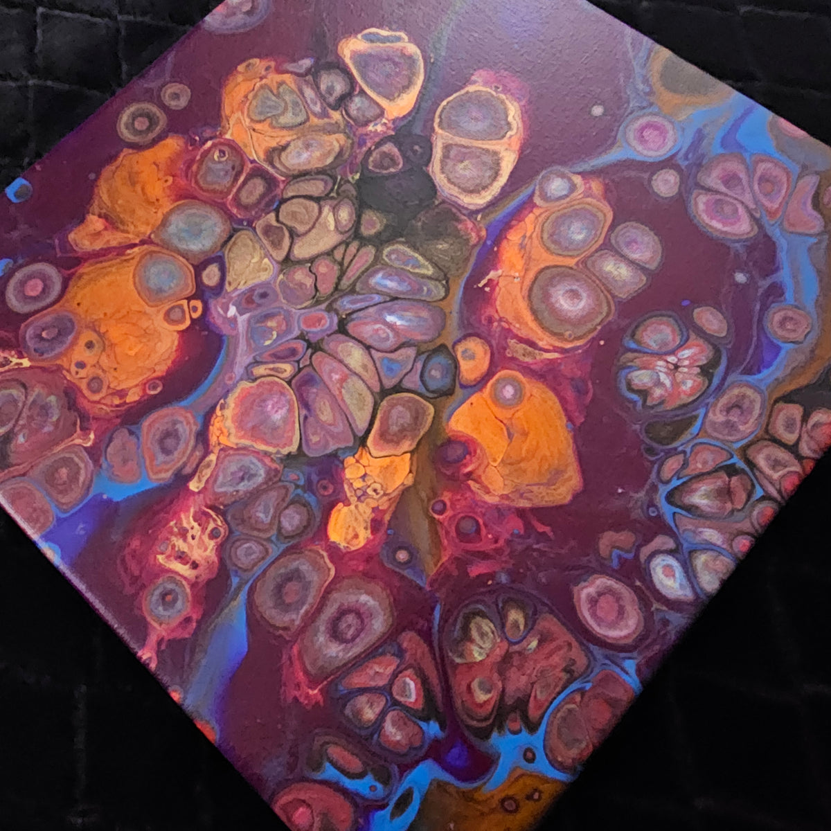 "Autumn Fire" Acrylic Pour Art – JMoPainting
